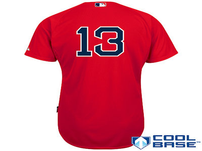 Boston Red Sox 13 Carl Crawford red Jersey wFenway Park 100th ...