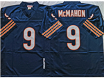 Chicago Bears #9 Jim McMahon Throwback Navy Blue Jersey on sale,for ...