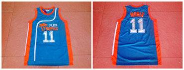 Flint Tropics 11 Ed Monix Blue Semi Pro Movie Stitched Basketball ...