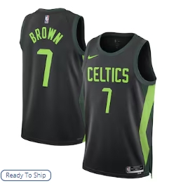 Jaylen Brown Boston Celtics Nike Unisex 202425 Swingman Player Jersey ...