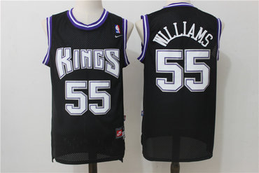 Kings 55 Jason Williams Black Nike Throwback Jersey on sale,for Cheap ...