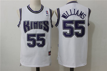Kings 55 Jason Williams White Nike Throwback Jersey on sale,for Cheap ...