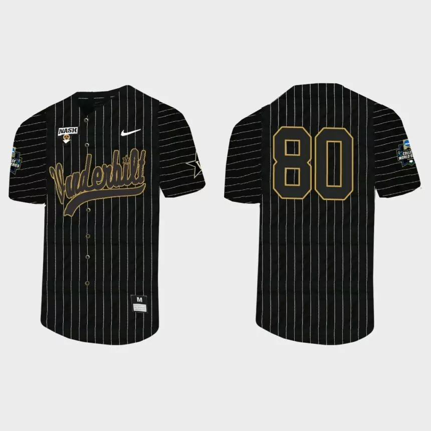 Kumar Rocker Vanderbilt Commodores 2021 College World Series Pinstripe ...