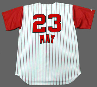 LEE MAY Cincinnati Reds 1960's Majestic Throwback Home Baseball Jersey ...