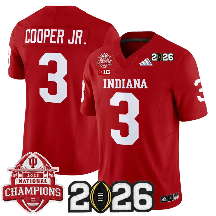 Men's Indiana Hoosiers 2025 National Champions & 2026 CFP Final Patch ...