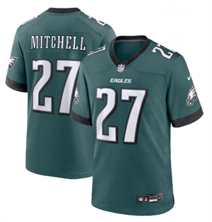 Men's Philadelphia Eagles #27 Quinyon Mitchell Green Vapor Untouchable ...