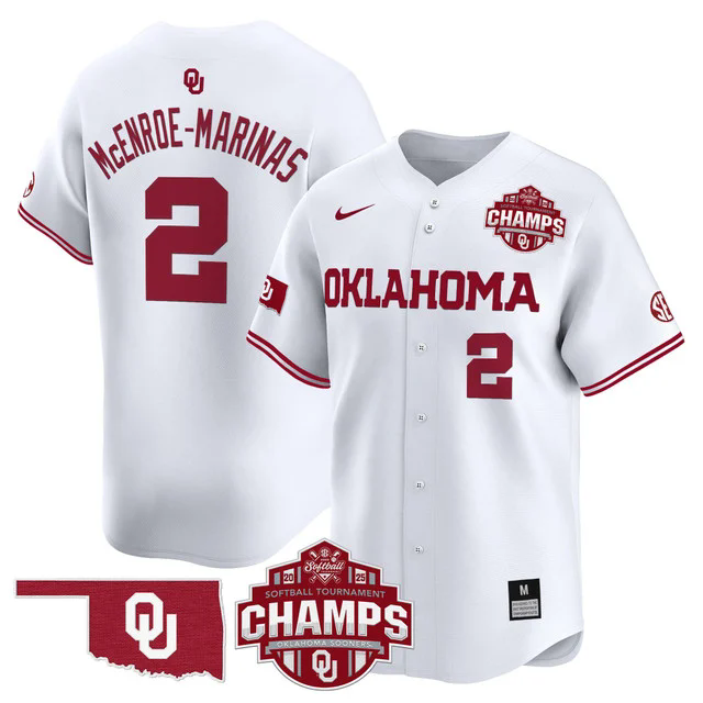 Men's Size - Oklahoma Sooners 2025 SEC Softball Champions Patch Vapor ...