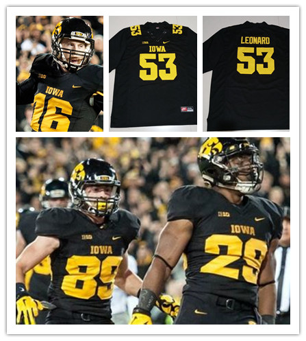Custom Iowa Hawkeyes Football Jersey,Iowa Football Customized Jersey ...
