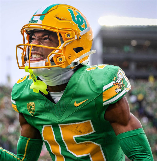 Mens Youth Oregon Ducks #15 Tez Johnson 2023 F.U.S.E. The Pick 20th ...