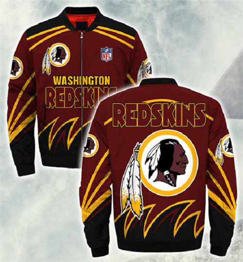 NFL Washington Redskins Sublimated Fashion 3D Fullzip Jacket-3_副本 on ...