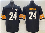 Pittsburgh Steelers #24 Joey Porter Jr. Black Vapor Limited Jersey on ...