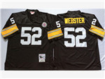 Pittsburgh Steelers #52 Mike Webster 1975 Throwback Black Jersey on ...