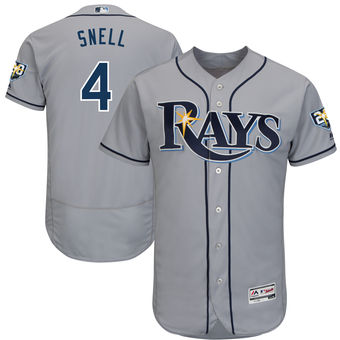 Tampa Bay Rays #4 blake snell Gray Flexbase Jersey on sale,for Cheap ...