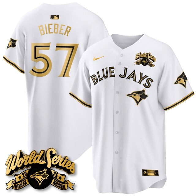 Toronto Blue Jays 2025 American League Champions Jersey rush blue #57 ...